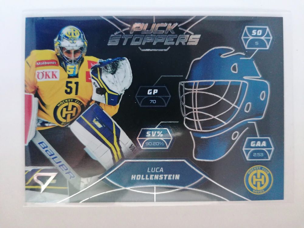 Luca Hollenstein Puck Stoppers Sportzoo HC Davos HCD (Neu (gemäss ...