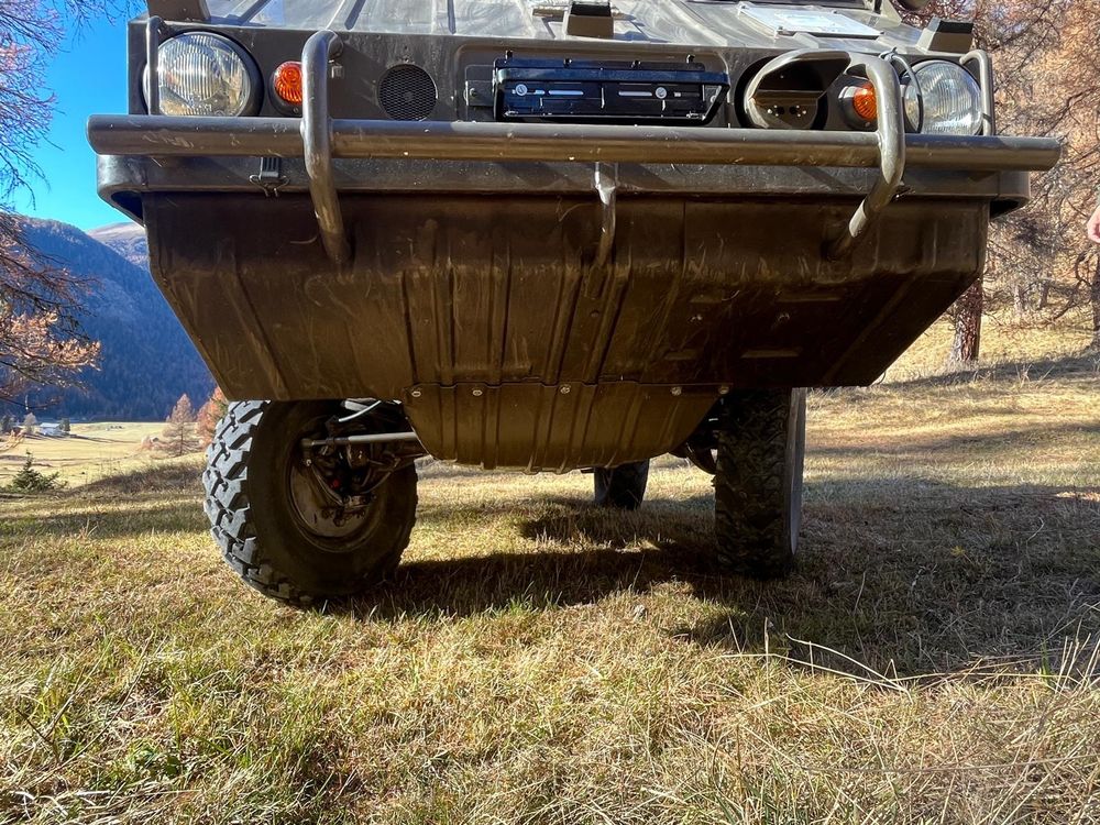 Haflinger Steyr Puch Typ 700 AP, Werfer BANTAM L gl 4x4 (Gebraucht) in St. Moritz für CHF 17900 ...