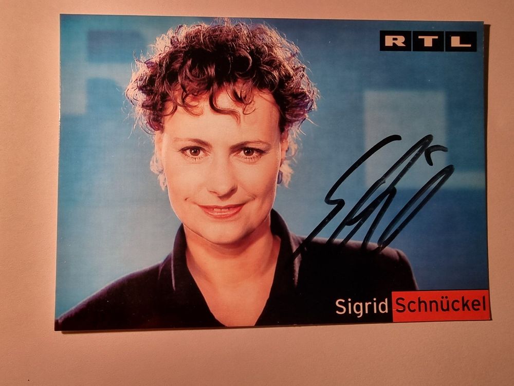 Sigrid Schnückel Originalautogramm "Hinter Gittern" (Gebraucht) in Winterthur für CHF 2.5 – mit ...