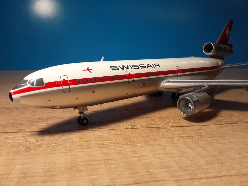 SWISSAIR _ McDonell Douglas DC10 _ HB-IHF _ metall _ 1:200 (Gebraucht ...