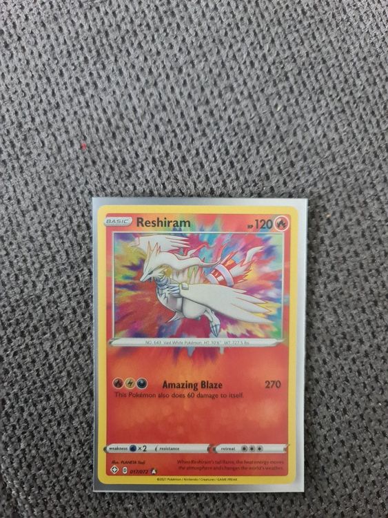 Reshiram Amazing rare Pokemon | Kaufen auf Ricardo
