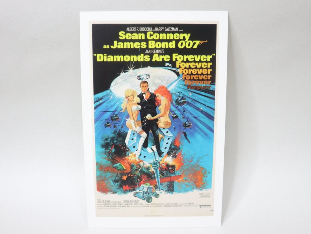 AK 007 James Bond Diamantenfieber US 1971 Postkarte | Kaufen auf Ricardo