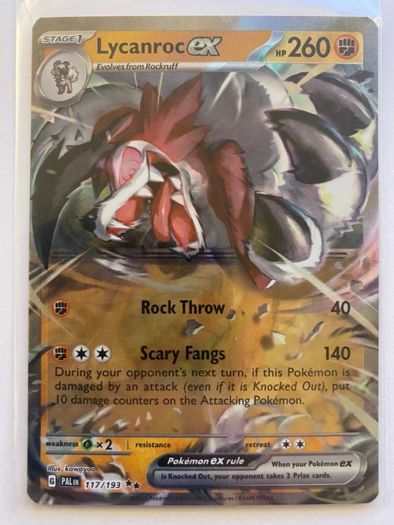 Pokemon Lycanroc EX 117/193 Paldea Evolved EN | Kaufen auf Ricardo