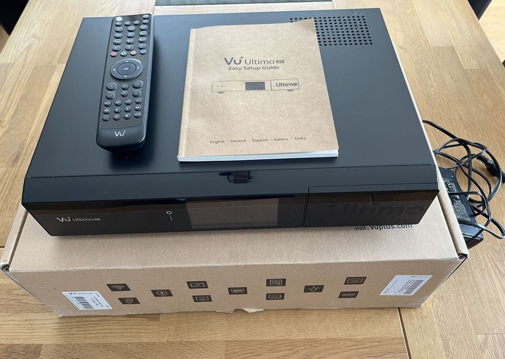 VU+ ULTIMO 4K (DUAL-DVB-S2 FBC, DVB-C FBC) (Gebraucht) in Langnau i.E. für CHF 315 – mit ...
