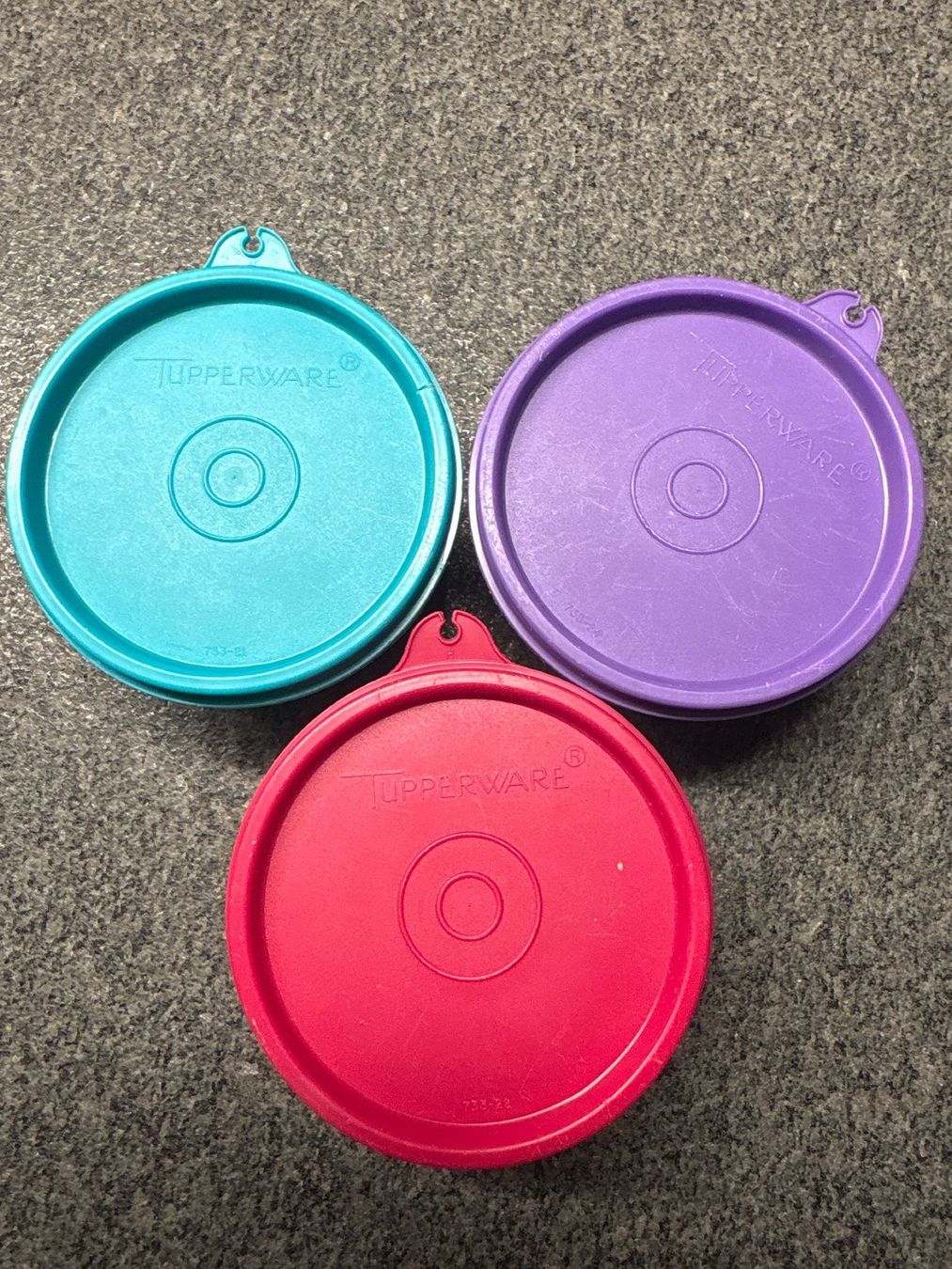 Tupperware 3er Set, Vintage, mit bunten Deckeln! (54) (Gebraucht) in ...