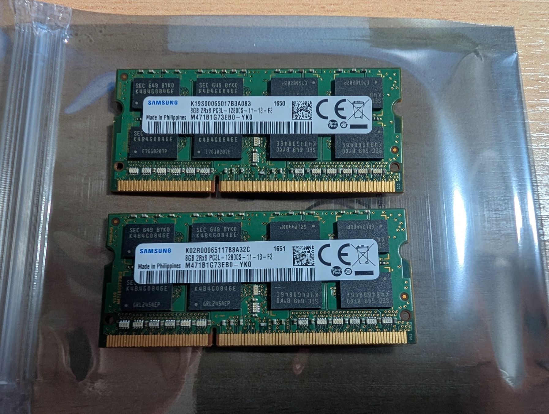 Samsung RAM 16 GB PC3L ( 2 x 8GB ) (Gebraucht) in Stans für CHF 5 – mit ...