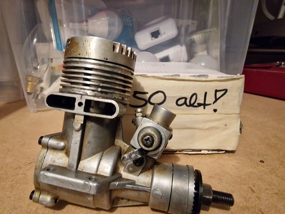 OS MAX50 -8 ccm Oldtimer/Sammlermotor (Defekt) in Basel für CHF 24 – mit Lieferung auf Ricardo ...