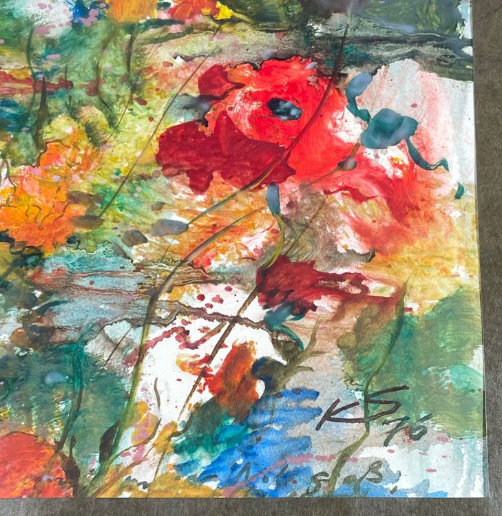 Klaus Straubinger (1939-x) grosse Mischtechnik (Gebraucht) in Root für CHF 20 – mit Lieferung ...