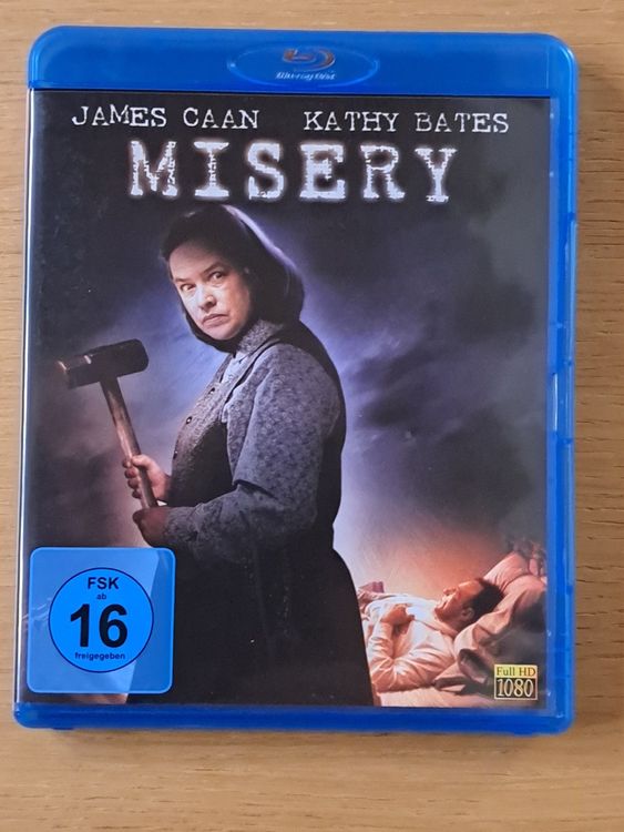 Blu-Ray Misery mit James Caan, Kathy Bates (Neu (gemäss Beschreibung ...