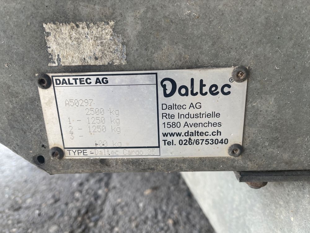 Daltec Cargo 25 3 Seitenkipper Kippanhänger | Kaufen auf Ricardo