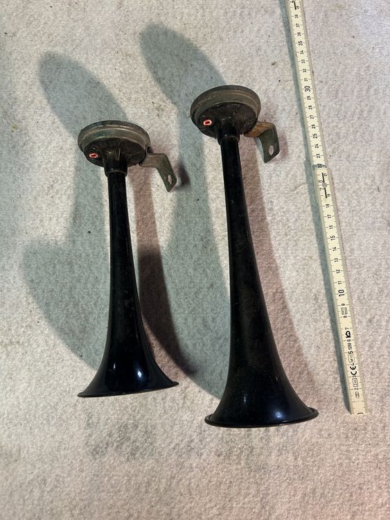 Oldtimer Hupen, 2 Stück, Zustand siehe Fotos, Rarität (Gebraucht) in ...