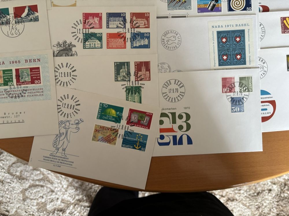 60 FDC aus den 60er/70er Jahren Schweiz (Gebraucht) in Murgenthal für CHF 1 – mit Lieferung auf ...