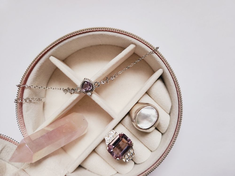 Princess Schmuck Set, Ringe, Armband, Edelstein, teil Silber (Gebraucht ...