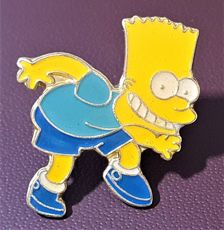 Q496 - Pin Comic Figur - Die Simpsons / Bart Simpson (Gebraucht) in Reinach BL für CHF 2 – mit ...