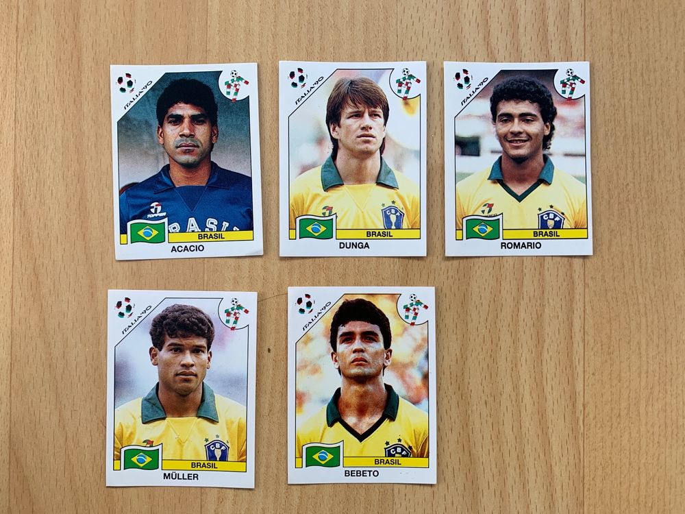 Panini Football Sticker WM Italia 90 - Brasilien (Gebraucht) in Bünzen ...