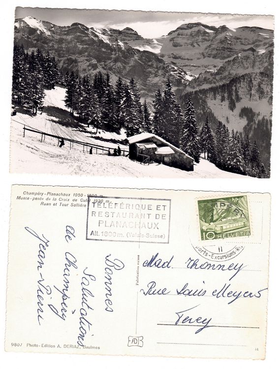 Champéry-Planachaux, Monte-Pente de la Croix de Culet (Gebraucht) in La Tour-de-Peilz für CHF 4 ...