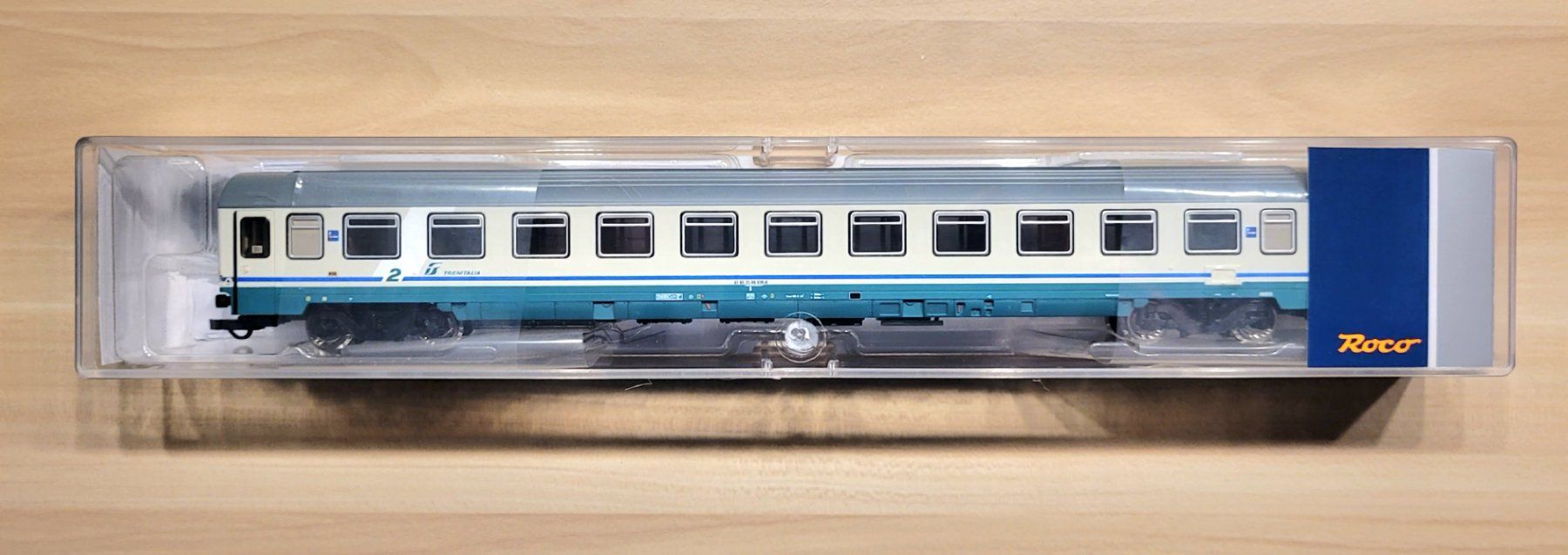 Roco 74285 FS EC-Reisezugwagen 2. Klasse XMPR-Design H0 DC (Neu und ...