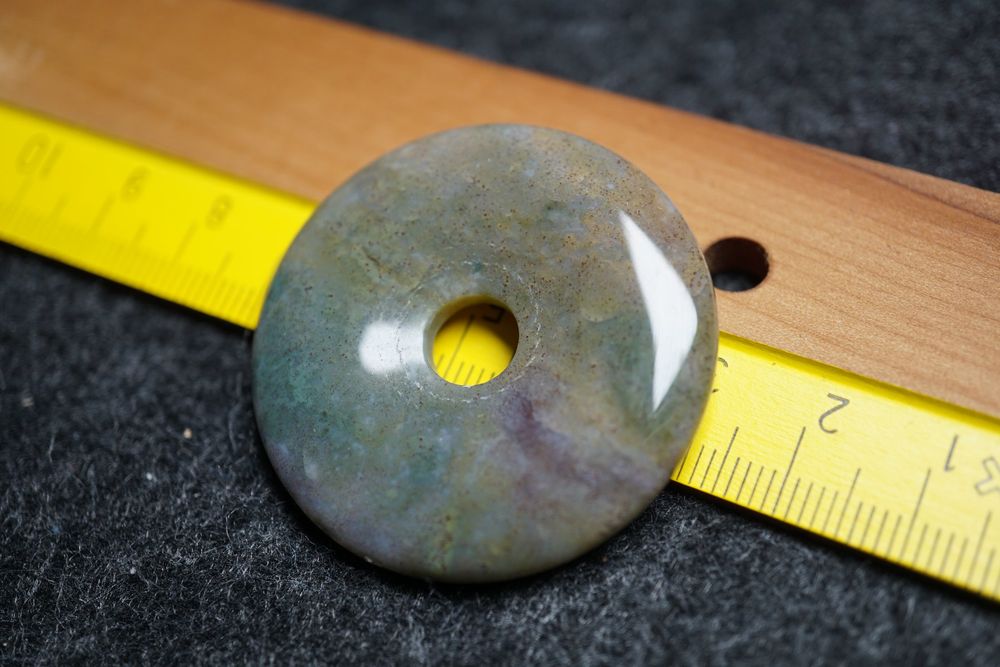 Heliotrop Pi Scheibe 40mm Donut ab 1.- | Kaufen auf Ricardo