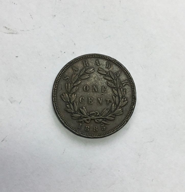 1 Cent 1885 Sarawak , British Malaysia (Gebraucht) in Schlieren für CHF ...