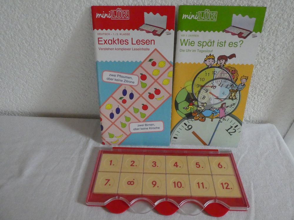 Mini Lück Kasten inkl. 2 Hefte (Gebraucht) in Trub für CHF 10 – mit ...