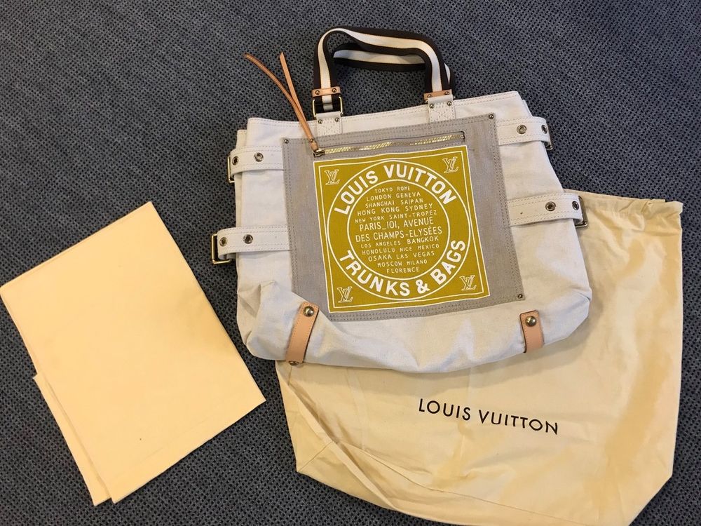 Louis Vuitton Trunks & Bags canvas tote beige - wie neu - (Neu (gemäss ...