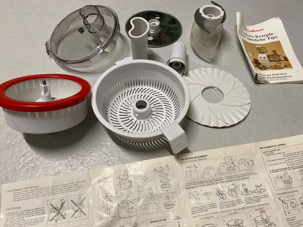 Moulinex Masterchef 45 - 47 - 55 - 58 - 65 - 70 Zubehör NEU! (Neu ...