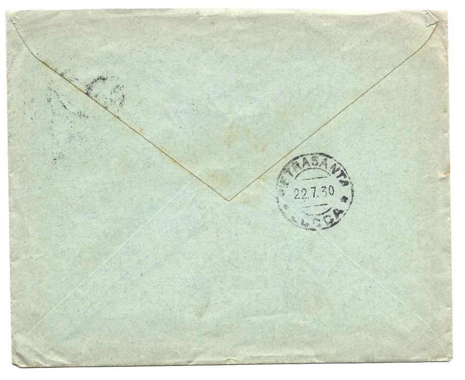 Brief 21.VII.30 Marken-Tellbuben mit Viererblock Tell Nr.171 (Gebraucht ...