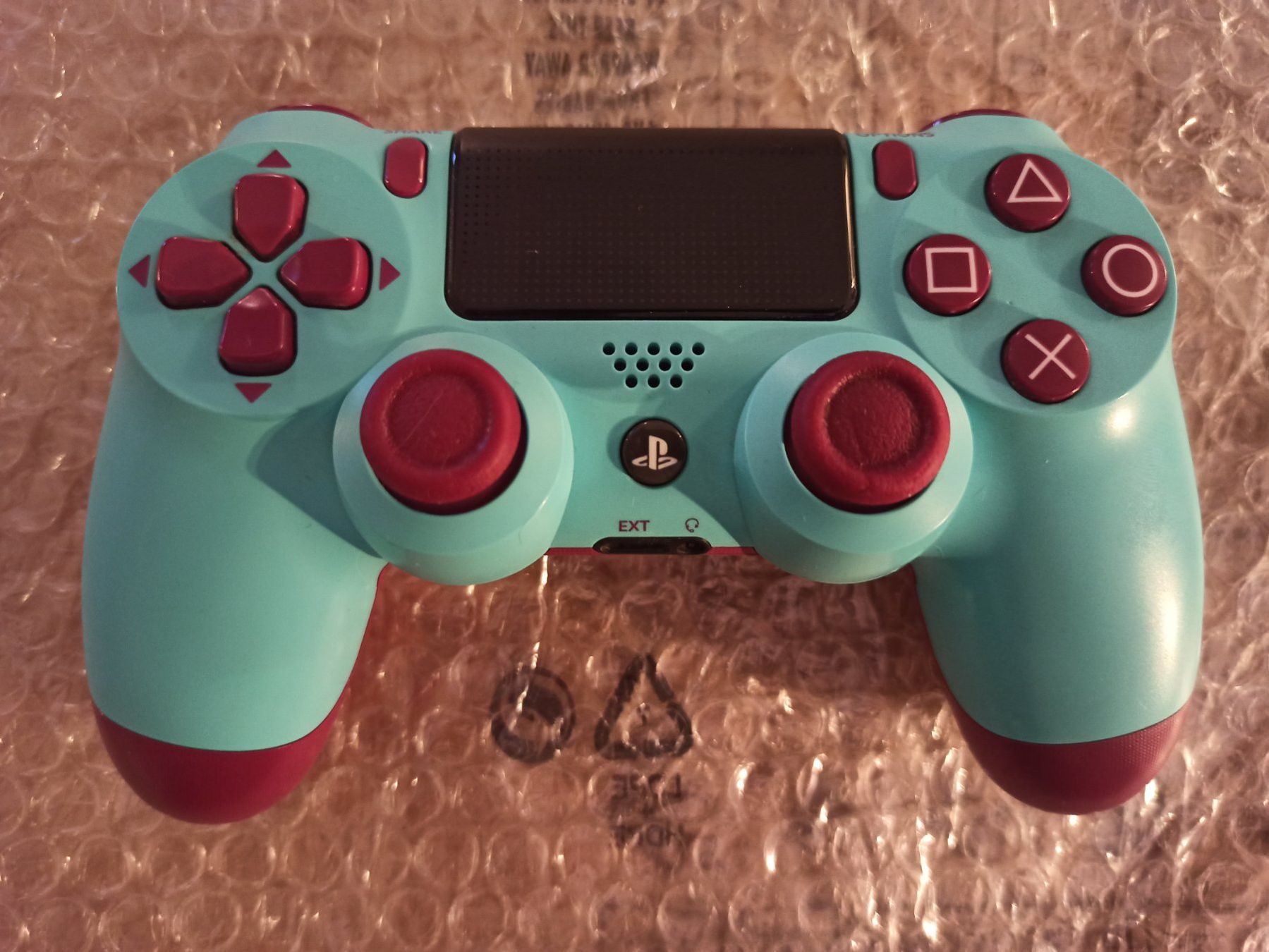 Original Controller PS4 Wireless DualShock 4 V 2 Berry Blue (Gebraucht ...
