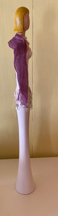 Holzfigur elegante Lady Art Deco Stil 61cm lang (Gebraucht) in Grabs für CHF 23 – mit Lieferung ...