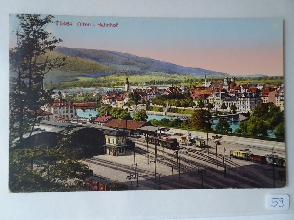 AK Olten Bahnhof 1917 | Kaufen auf Ricardo