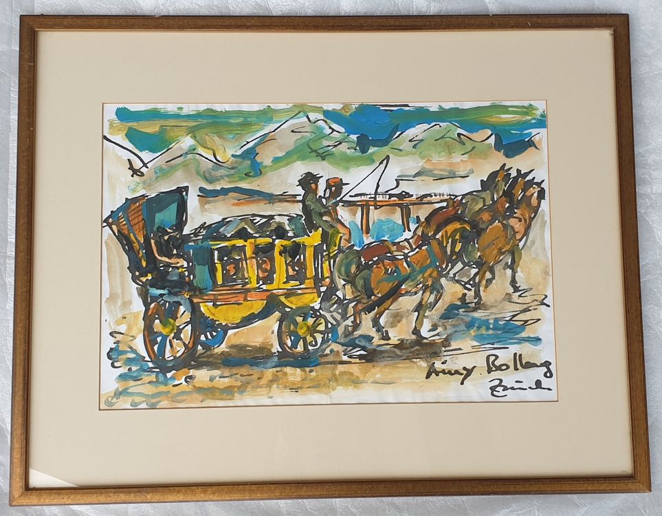 Aquarell Amy Bollag Zürich (Gebraucht) in Emmen für CHF 200 – mit ...