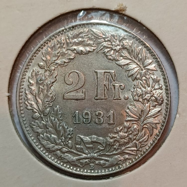 2 Franken 1931 -unz | Kaufen auf Ricardo