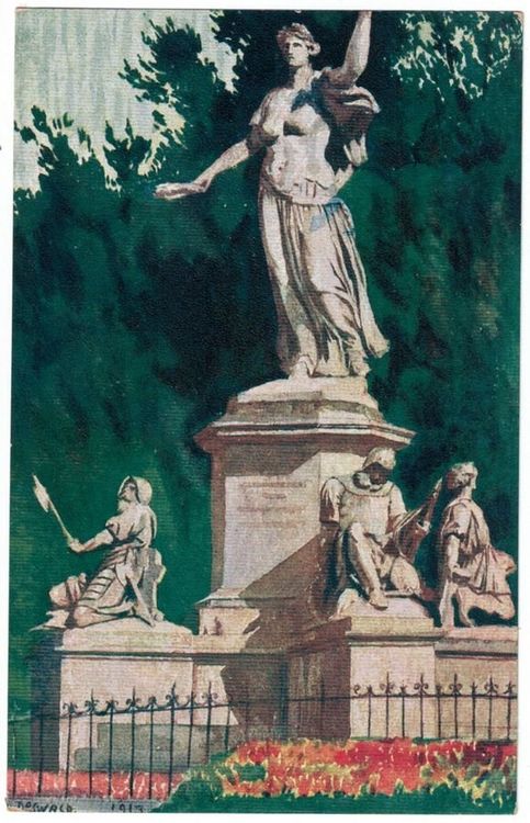 Basel, St. Jakobsdenkmal, Künstlerkarte | Kaufen auf Ricardo