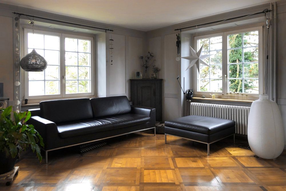 Sofa Leder mit Hocker / Intertime Domino (Gebraucht) in Uster für CHF ...