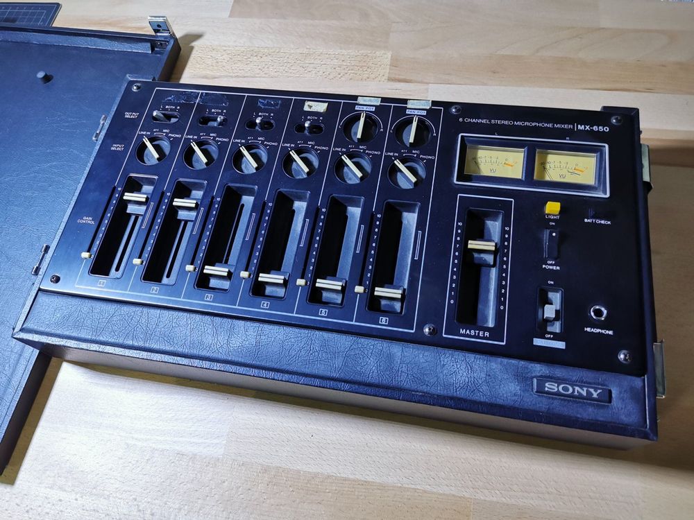 Sony MX-650 6 channel stereo mic mixer | Kaufen auf Ricardo
