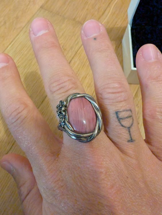 Pandora Ring with Pink Stone, Size 56 with Box 💍 (Neu (gemäss ...