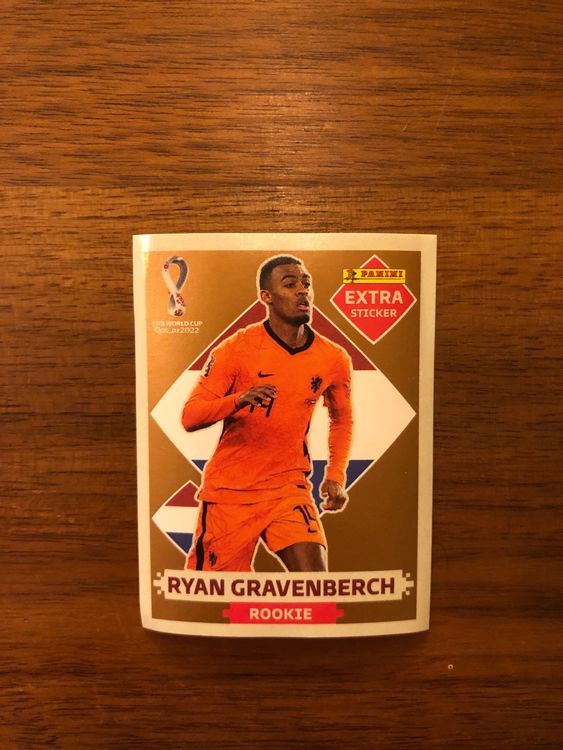 Panini Extra Sticker - RYAN GRAVENBERCH / Rookie (Neu (gemäss Beschreibung)) in Wiesendangen für ...