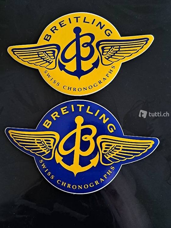 Breitling Sticker/Aufkleber/Uhren/Chronographs/Worldcup (Neu (gemäss ...