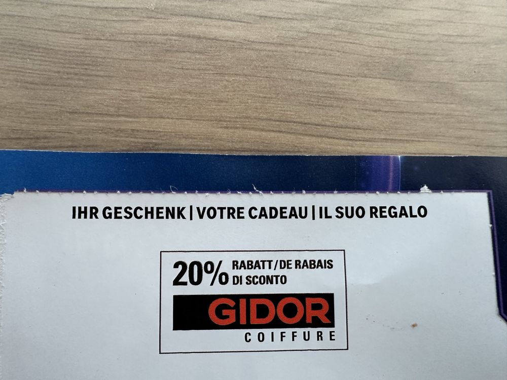 Gidor 20% Bon | Kaufen auf Ricardo