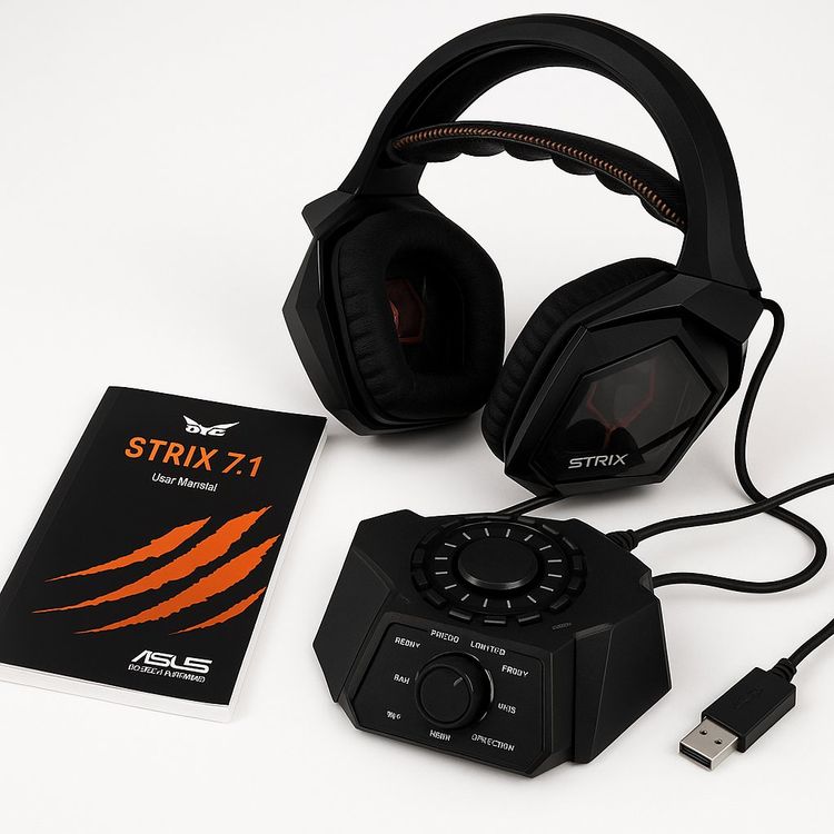 ASUS STRIX 7.1 Gaming Headset mit USB-Soundstation (Gebraucht) in ...