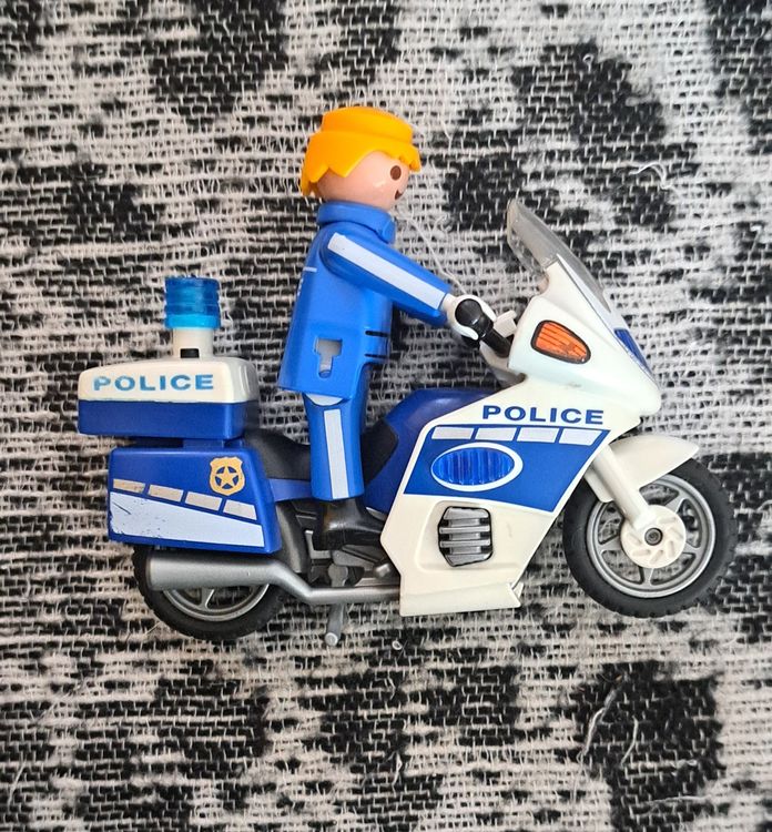 Playmobil Polizei Motorrad mit Blaulicht | Kaufen auf Ricardo