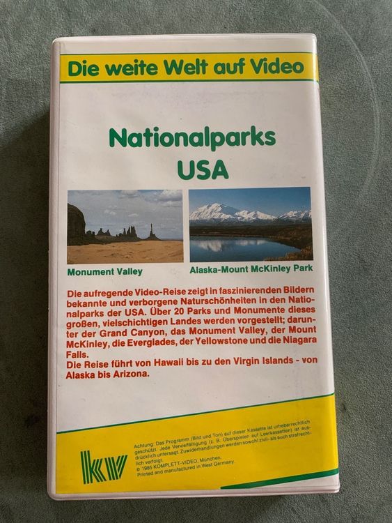 Nationalparks USA VHS (Gebraucht) in Schaffhausen für CHF 15 – mit ...