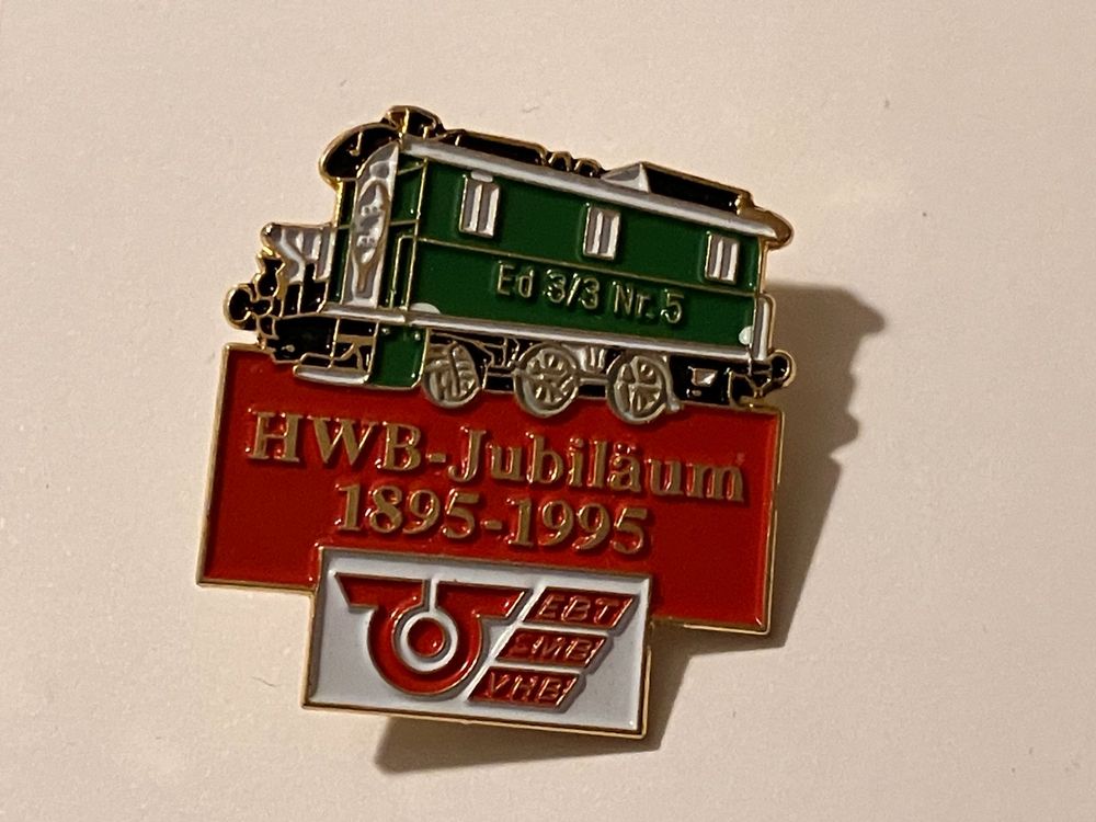 1 Pin HWB Jubiläum Hutwil Wolhusen Bahn EBT (Gebraucht) in Basel für CHF 1 – mit Lieferung auf ...