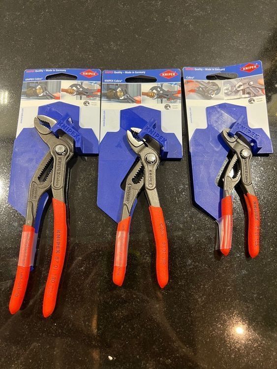 Knipex Cobra Wasserpumpenzangen Set 3-tlg. BO (Neu (gemäss Beschreibung)) in Altstätten SG für ...
