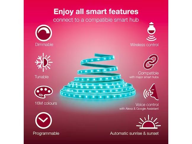 INNR Lightstrip Flex Light Colour Set 1x 2m + 1x 4m LED Ligh (Neu und ...