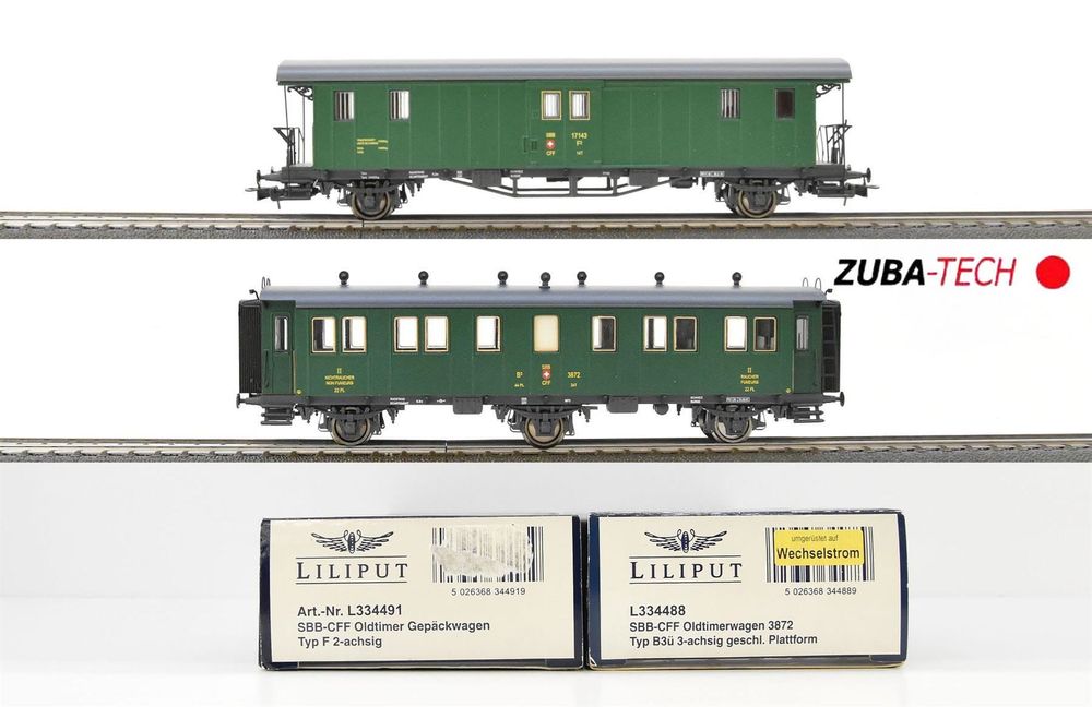 Liliput 2x Personenwagen SBB H0 GS OVP (Gebraucht) in St. Gallen für CHF 50.5 – mit Lieferung ...