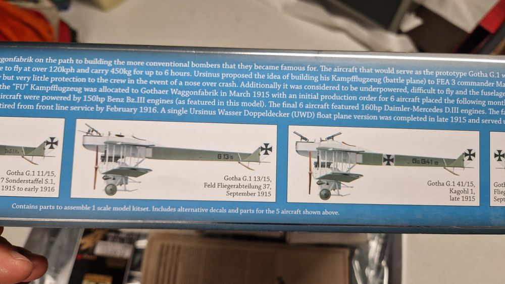 Gotha G1. - Wingnut Wings inkl. Figuren - RARITÄT | Kaufen auf Ricardo