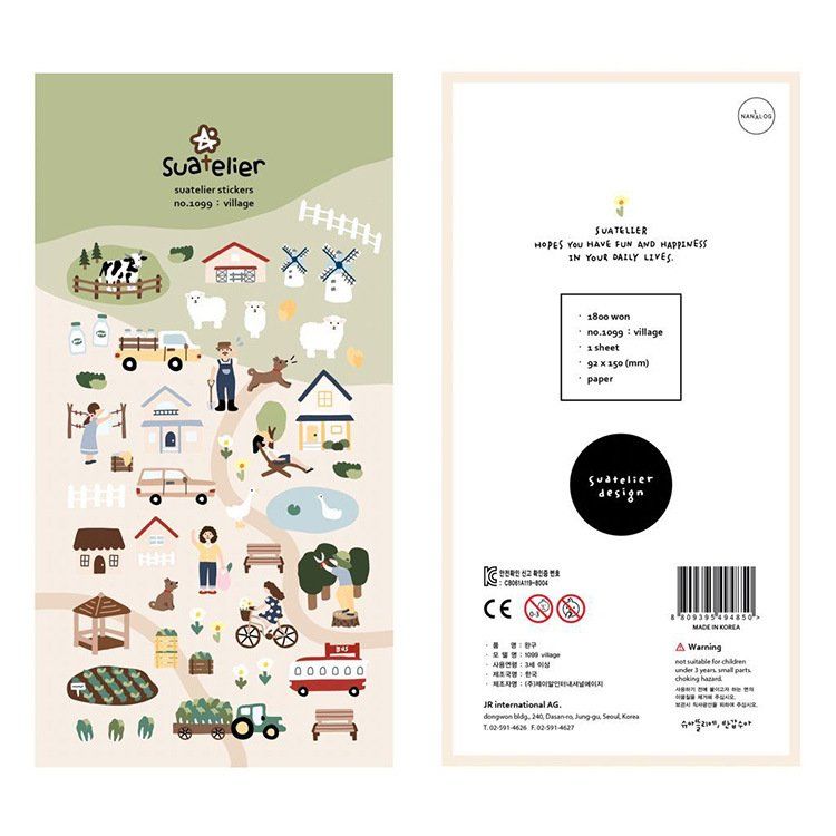 Aufkleber/Sticker Set - Dorf | Kaufen auf Ricardo