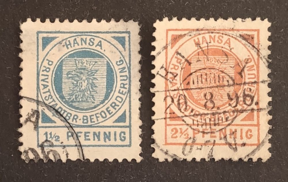 Hansa - Deutscher Privatpost - gestempelt | Kaufen auf Ricardo