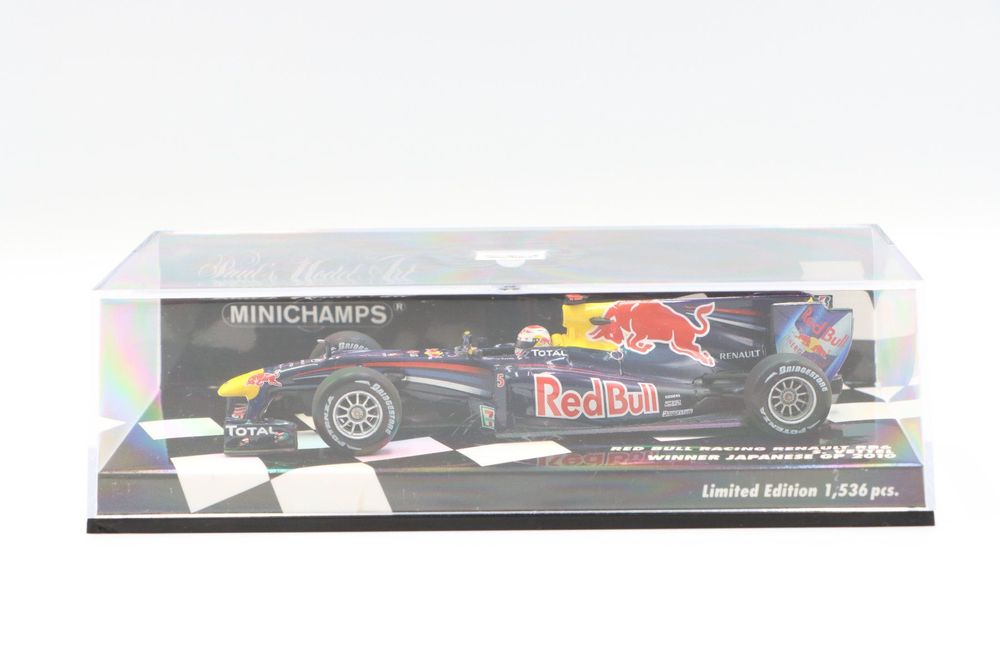 RedBull Renault RB6 S.Vettel Japanese GP 2010 1:43 Minichamp (Neu und ...